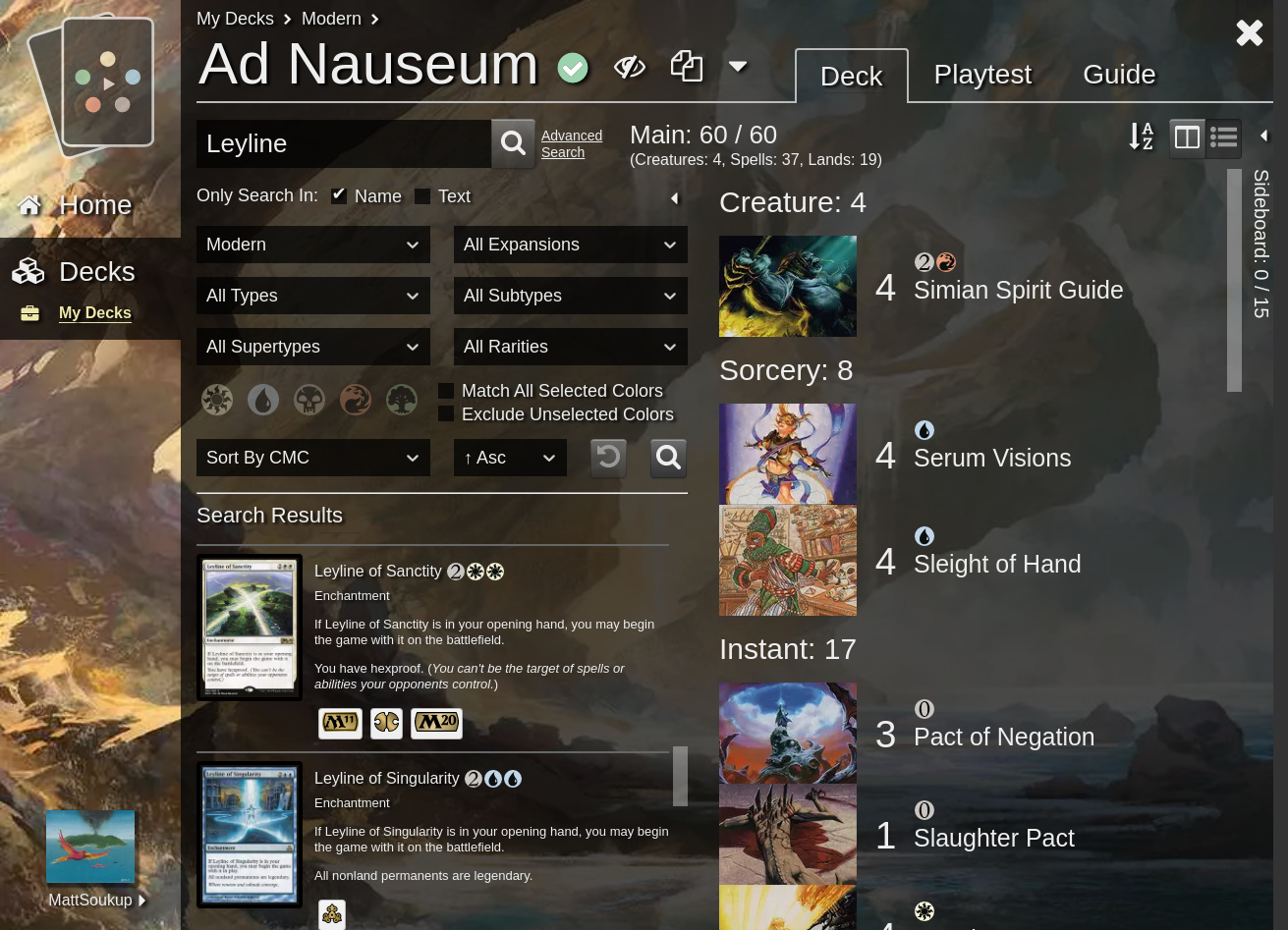 Magic Deck Builder | Magic in the Browser